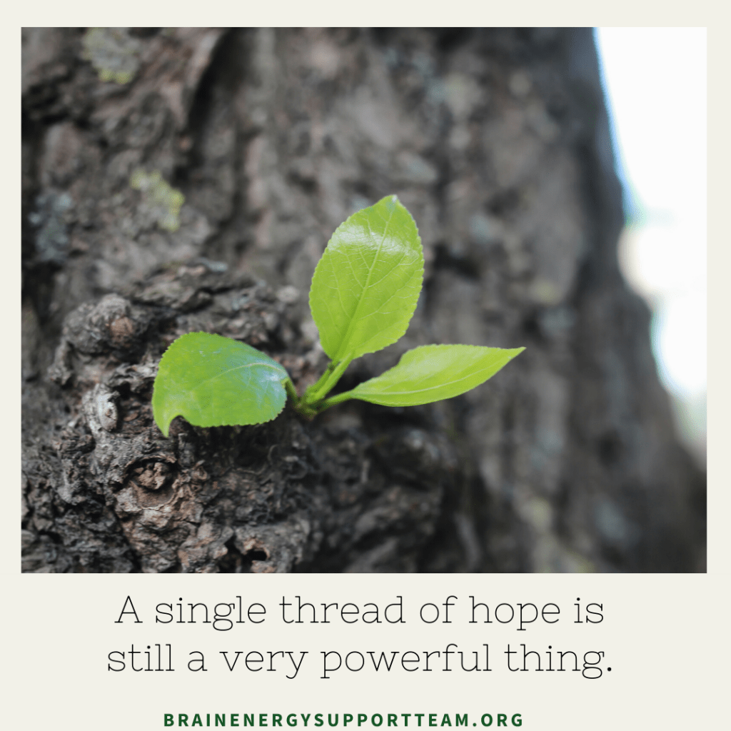 Little Threads of Hope | Brain Energy Support Team